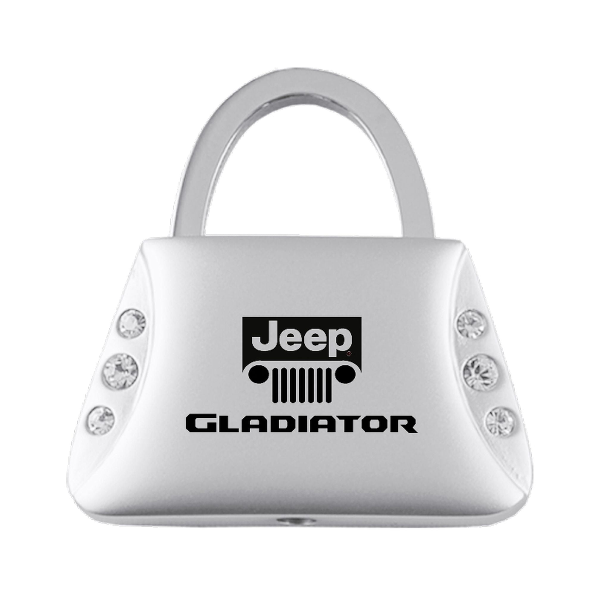 Jeep Gladiator Jeweled Purse Shape Key Ring (Silver) - Walmart.com