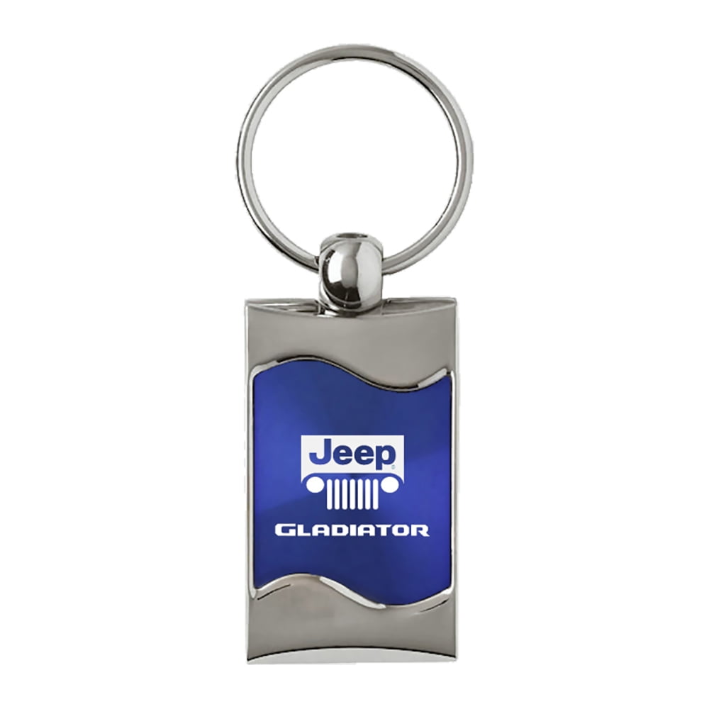 Jeep Gladiator Keychain & Keyring - Blue Wave - Walmart.com