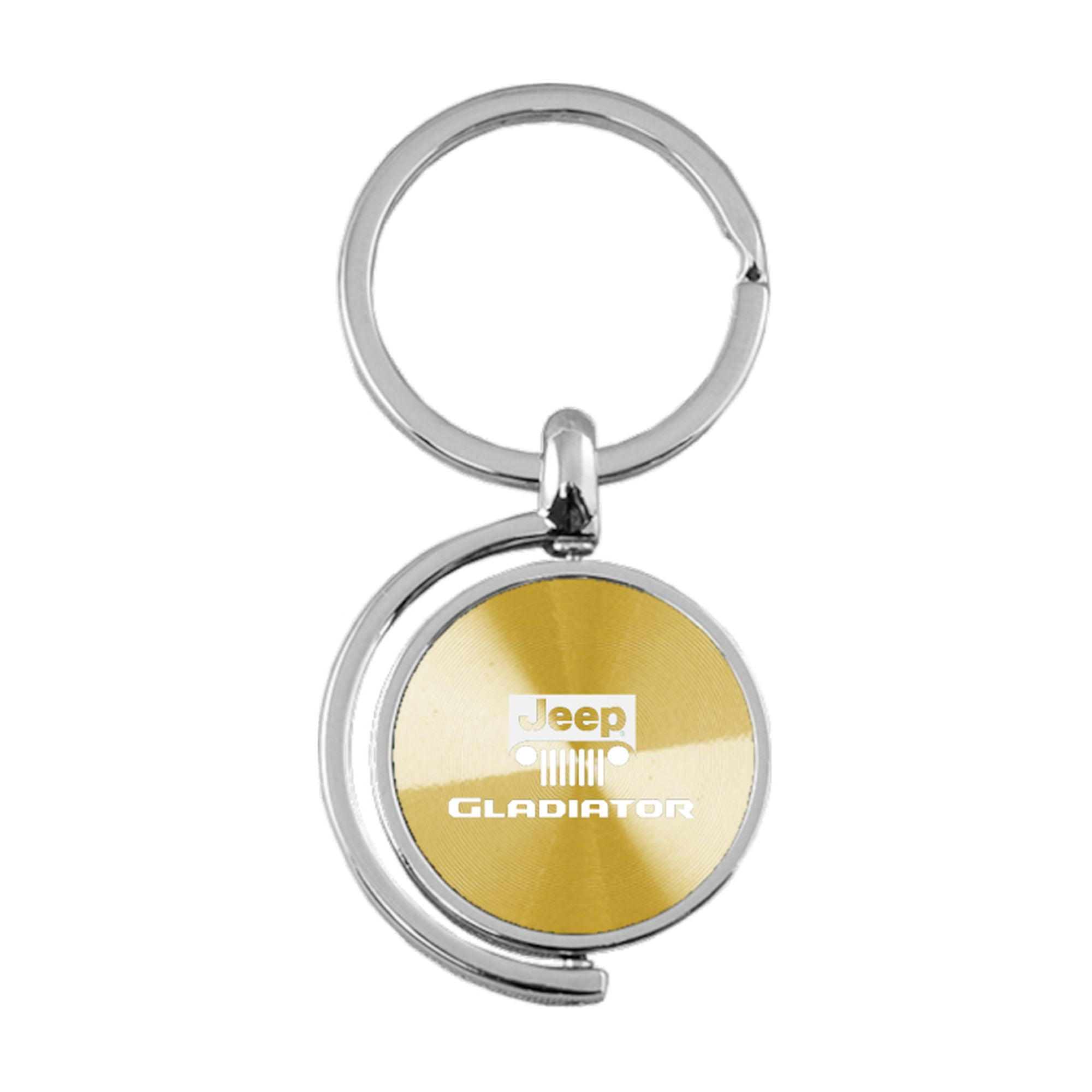 Jeep Gladiator Spinner Key Ring ( Gold) - Walmart.com