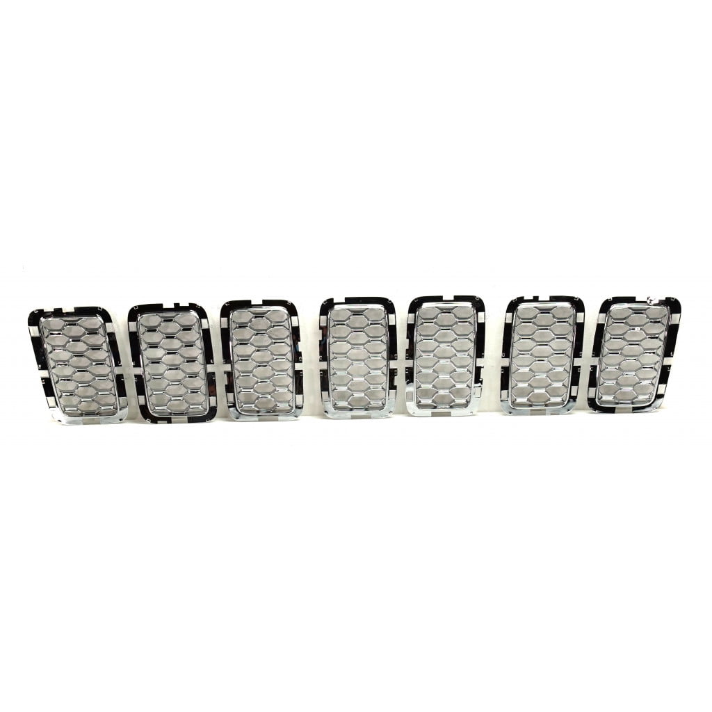 For Jeep Grand-Cherokee 2017 18 19 20 2021 Grille Insert | 7 Pieces ...