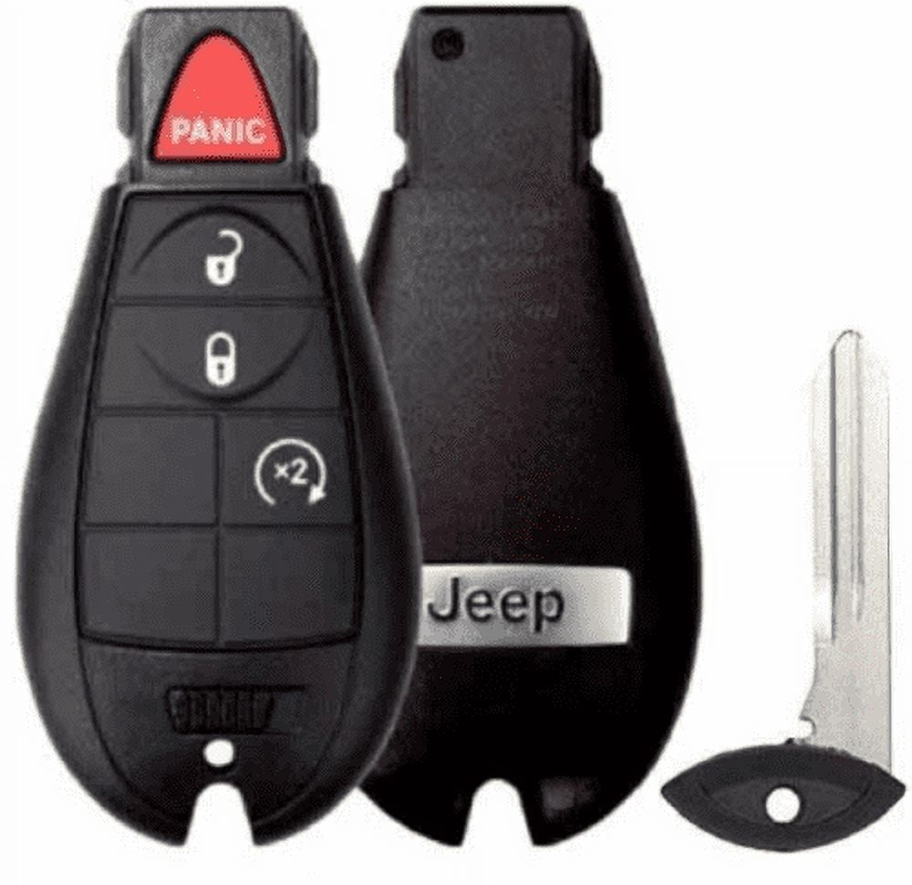 Jeep Grand Cherokee Commander 2008-15 New Fobik Key Logo VLS - Walmart.com