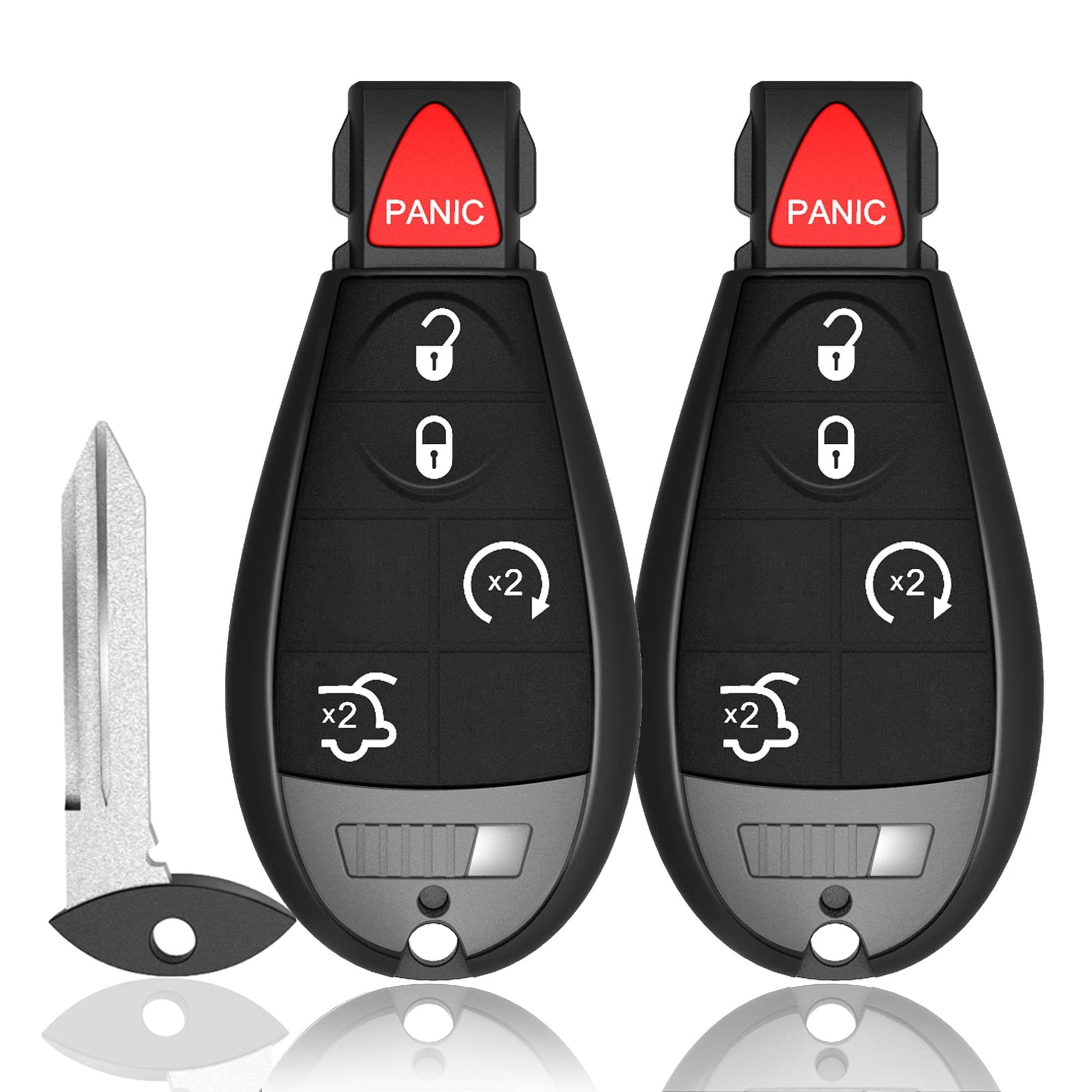 Jeep Grand Cherokee Commander Key Fob Remote Control Set of Two ...