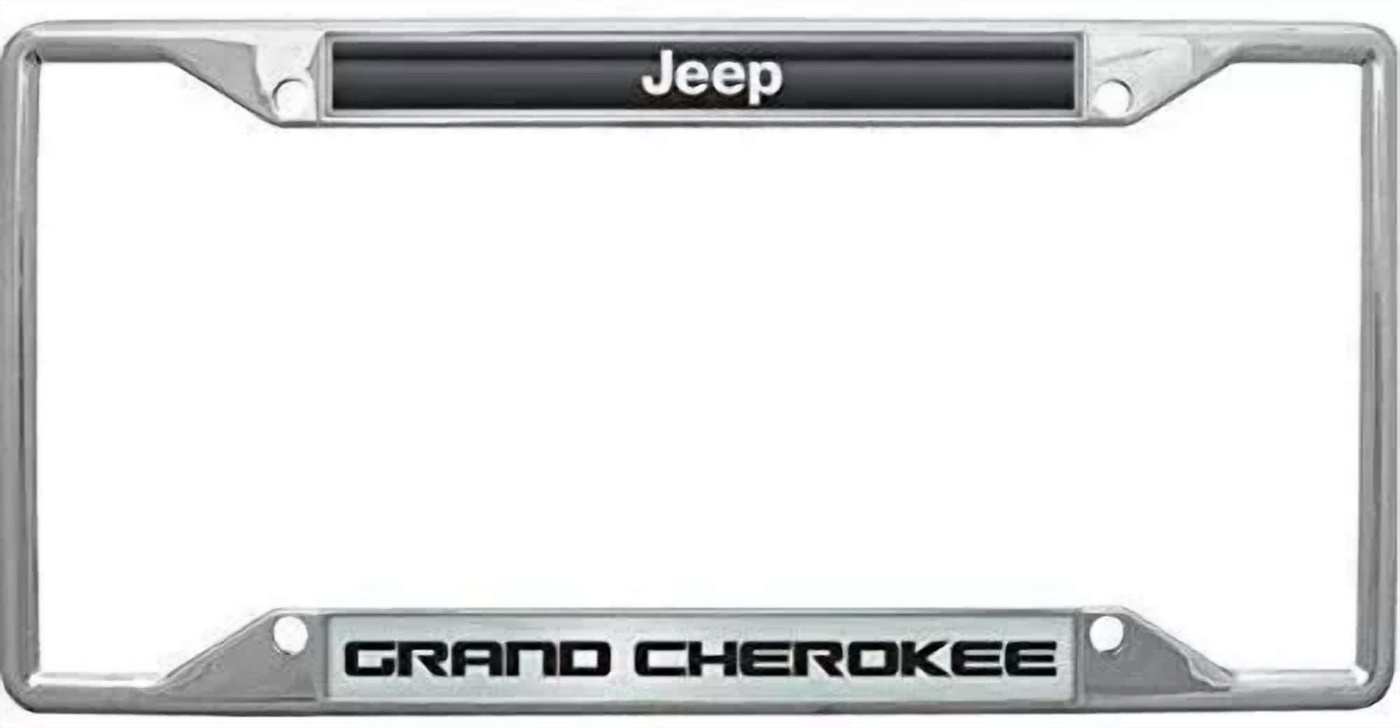 Jeep Grand Cherokee License Plate Frame (Chrome) - Walmart.com
