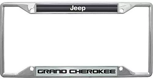 Jeep Grand Cherokee License Plate Frame (Chrome) - Walmart.com