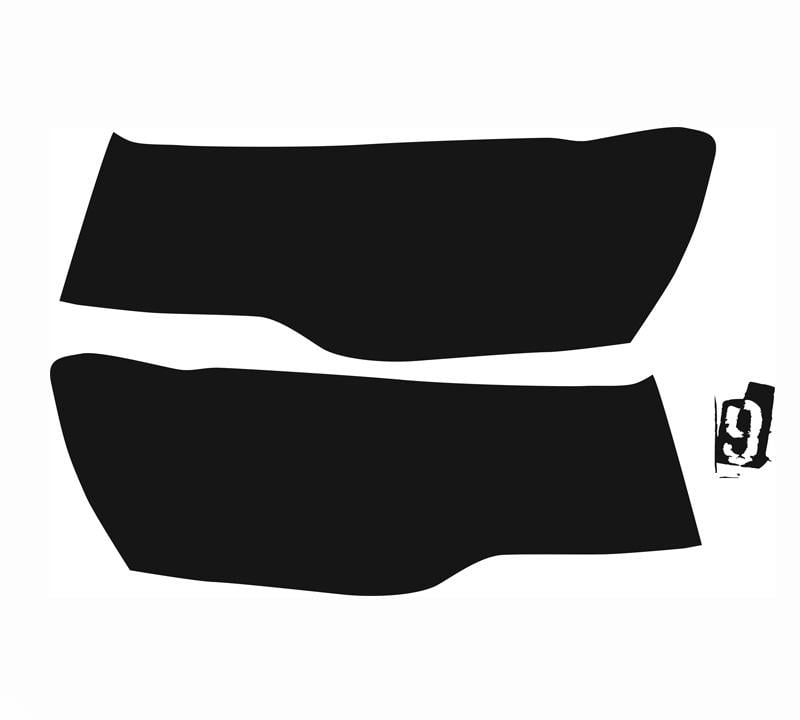 Jeep Grand Cherokee Pre-Cut Vinyl Overlay Tint Headlight Covers Plus ...