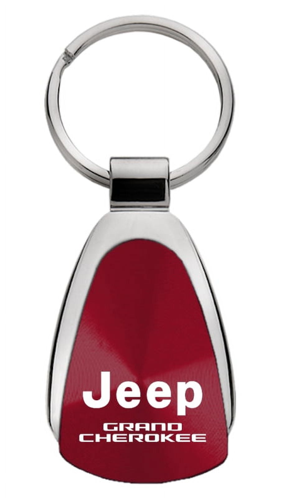 Jeep Grand Cherokee Teardrop Key Chain (Burgundy) - Walmart.com