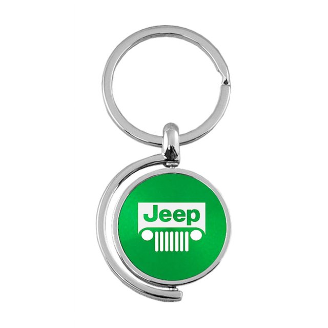 Jeep Grill Spinner Key Ring (Black) - Walmart.com