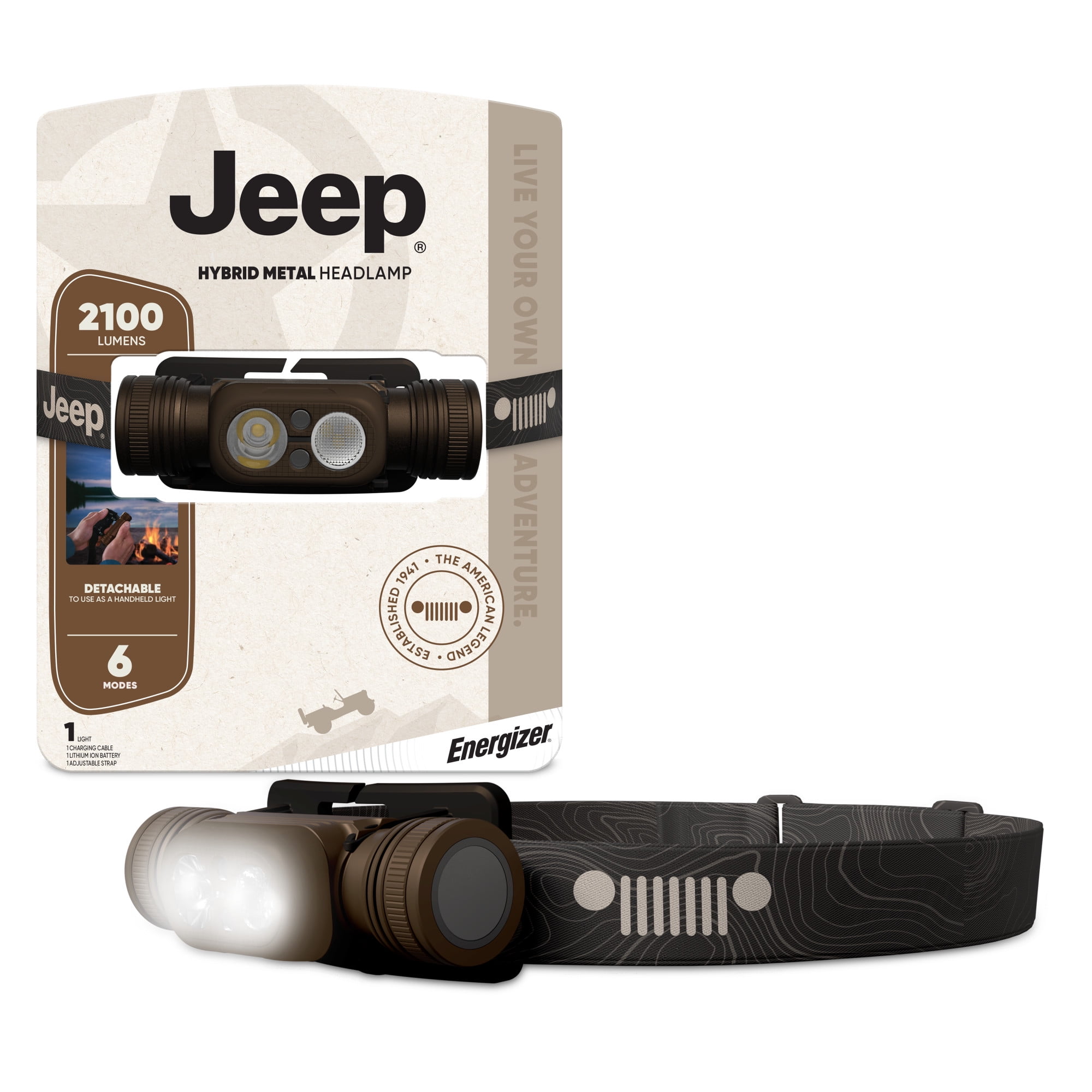 Energizer, Headlamp, 2,000 Lumens, Rechargeable, Waterproof, Tactical ...