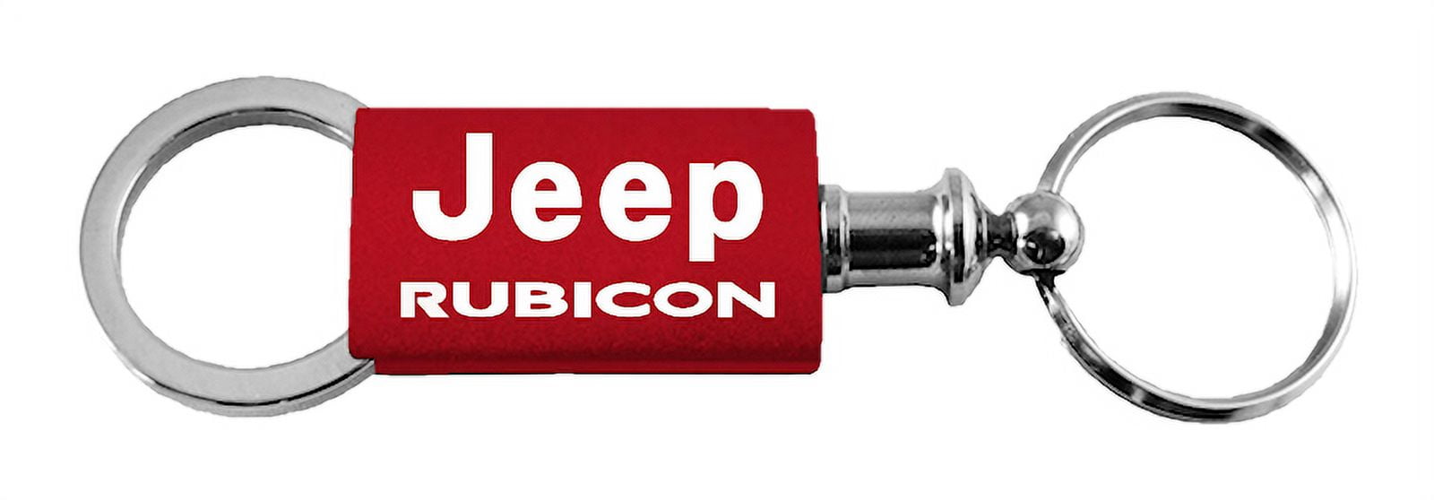 Jeep Rubicon Anodized Aluminum Valet Key Fob (Red) - Walmart.com