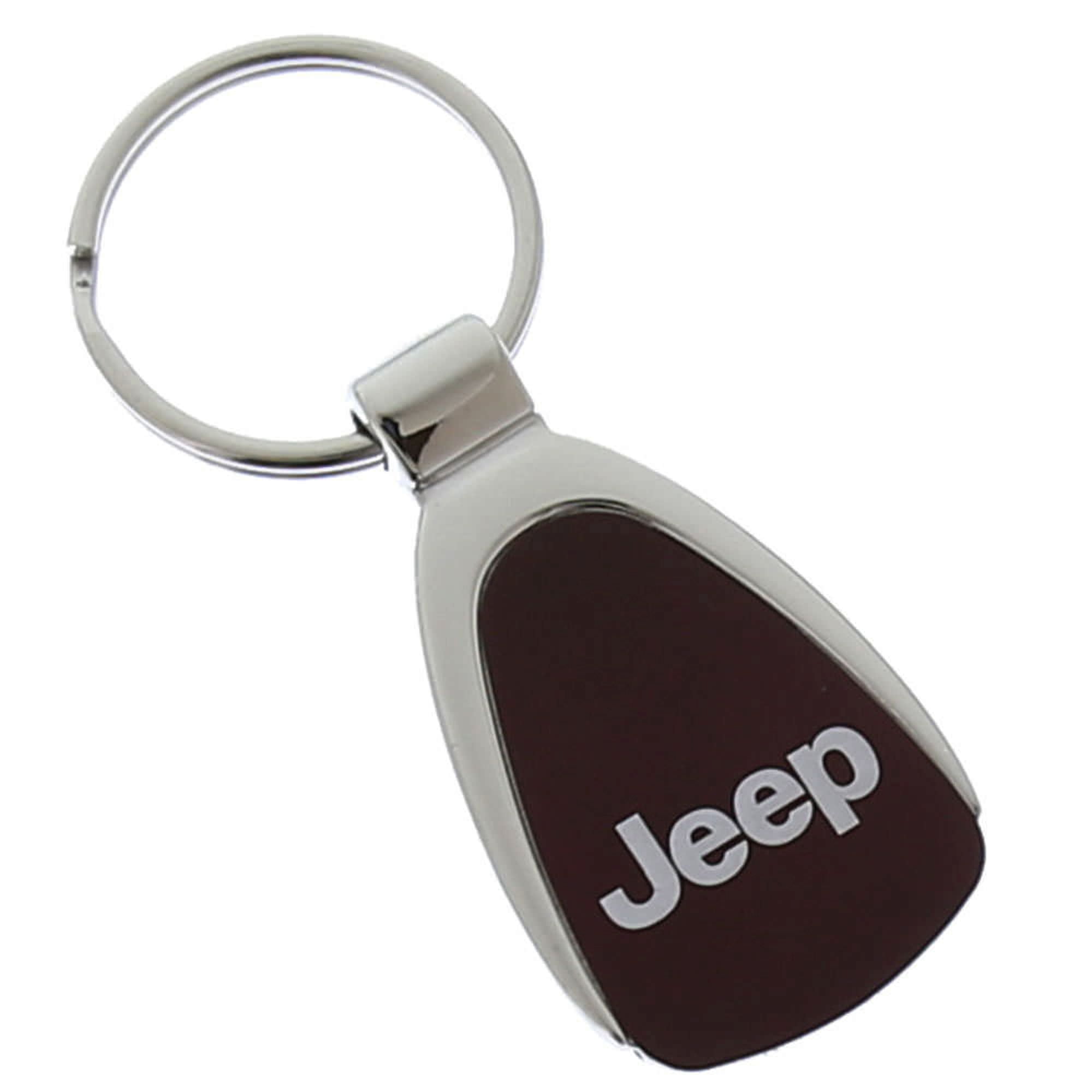 Jeep Teardrop Key Chain (Burgundy) - Walmart.com