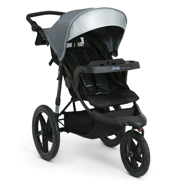 Jeep TurboGlyde Jogging Stroller by Delta Children, Grey Tech - Walmart.com