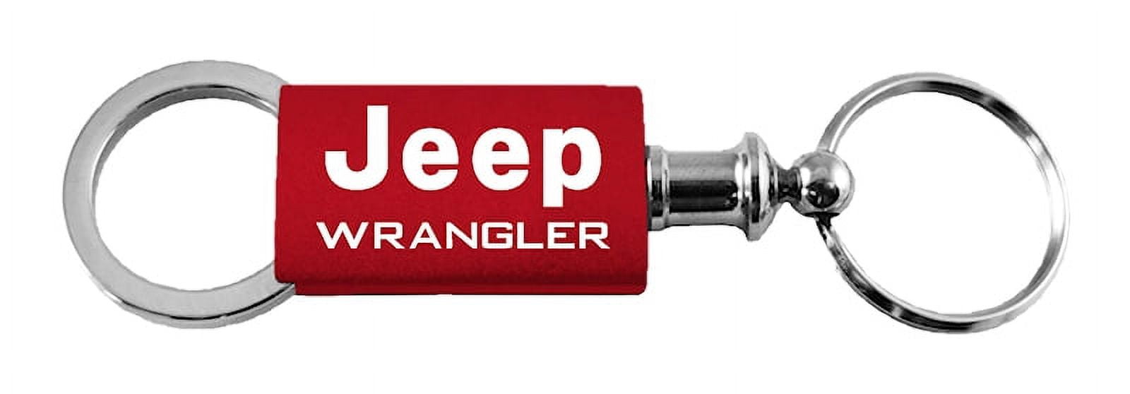 Jeep Wrangler Anodized Aluminum Valet Key Fob (Red) - Walmart.com