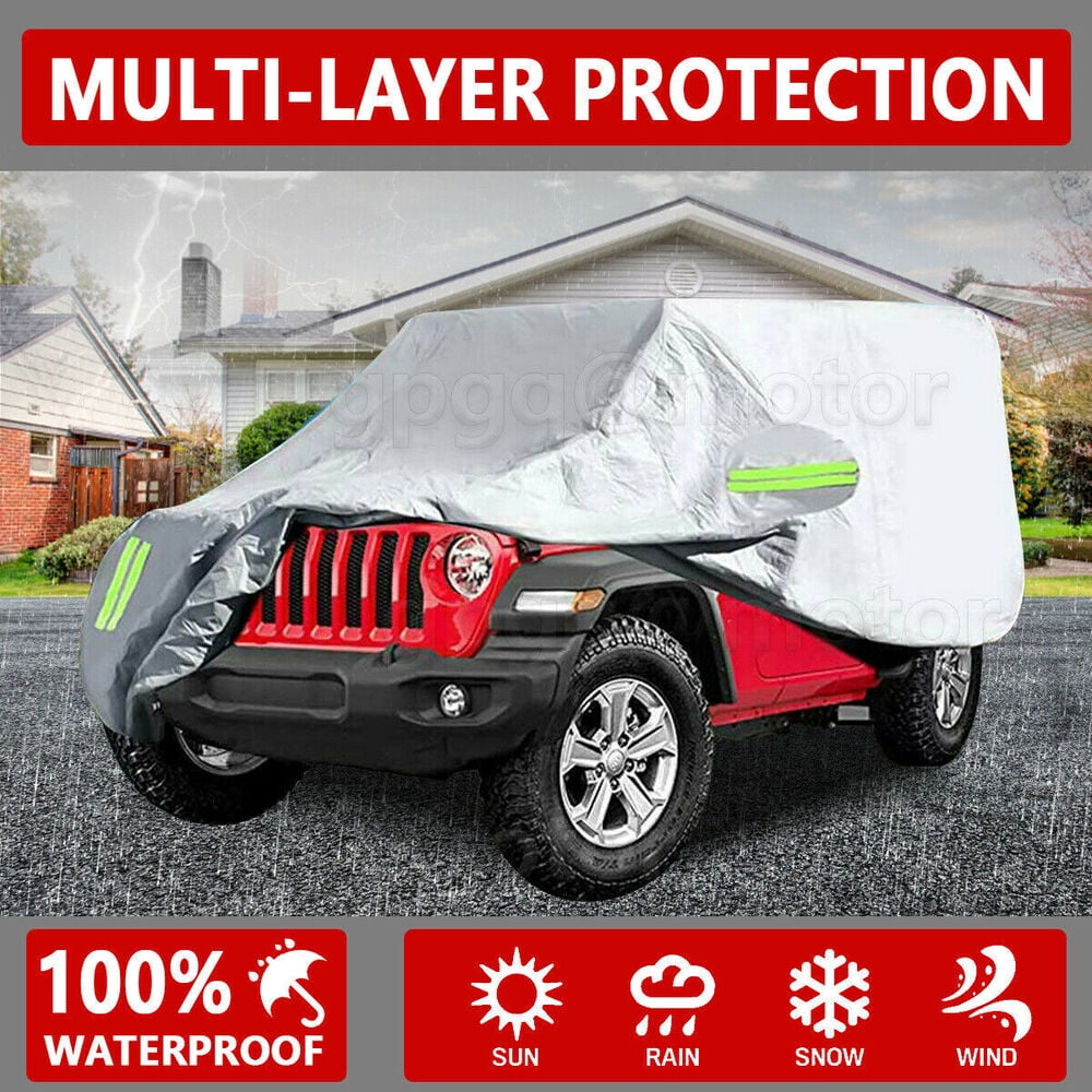 Jeep Wrangler Cover Waterproof 4 Door, All Weather for Automobiles ...