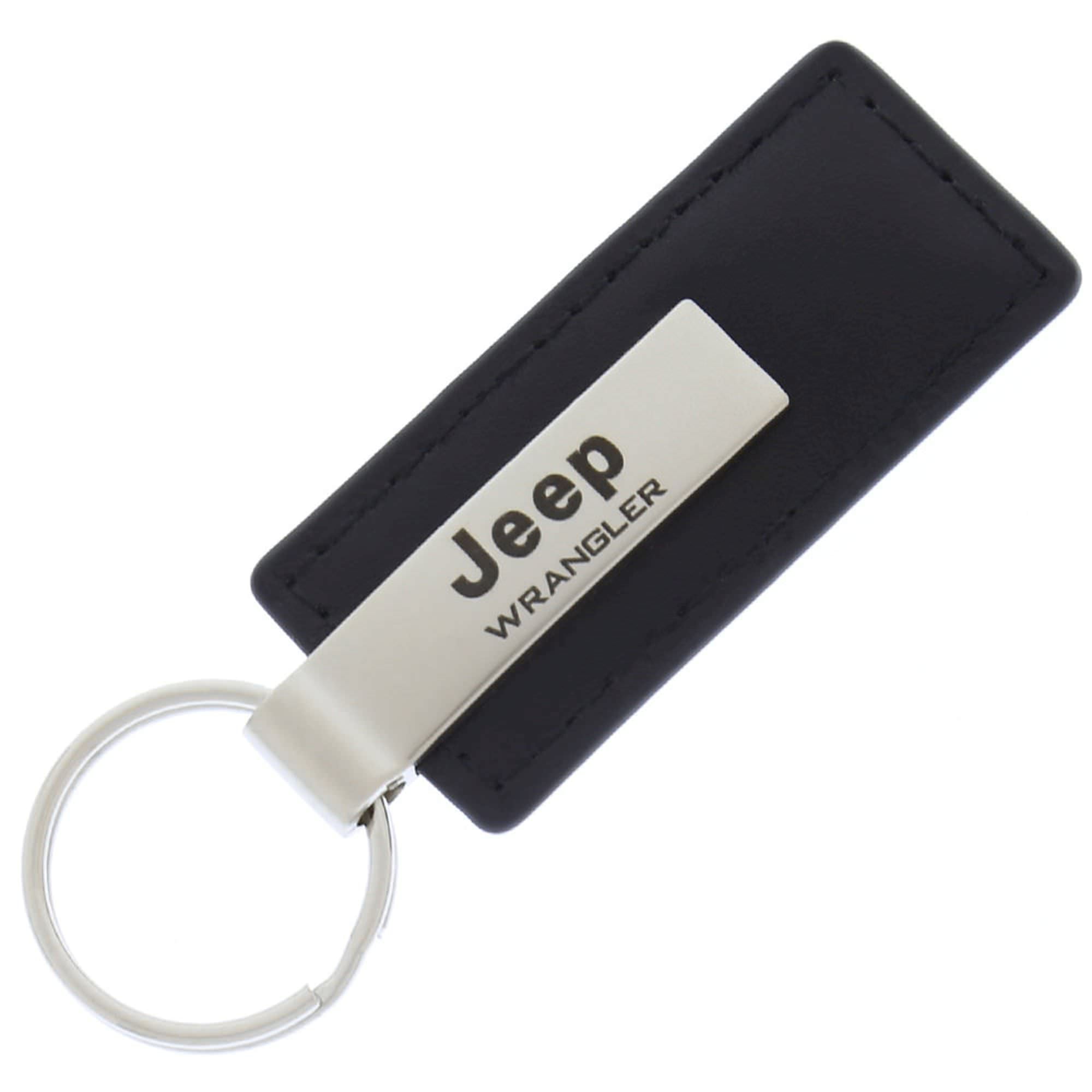 Jeep Wrangler Keychain & Keyring - Premium Leather - Walmart.com