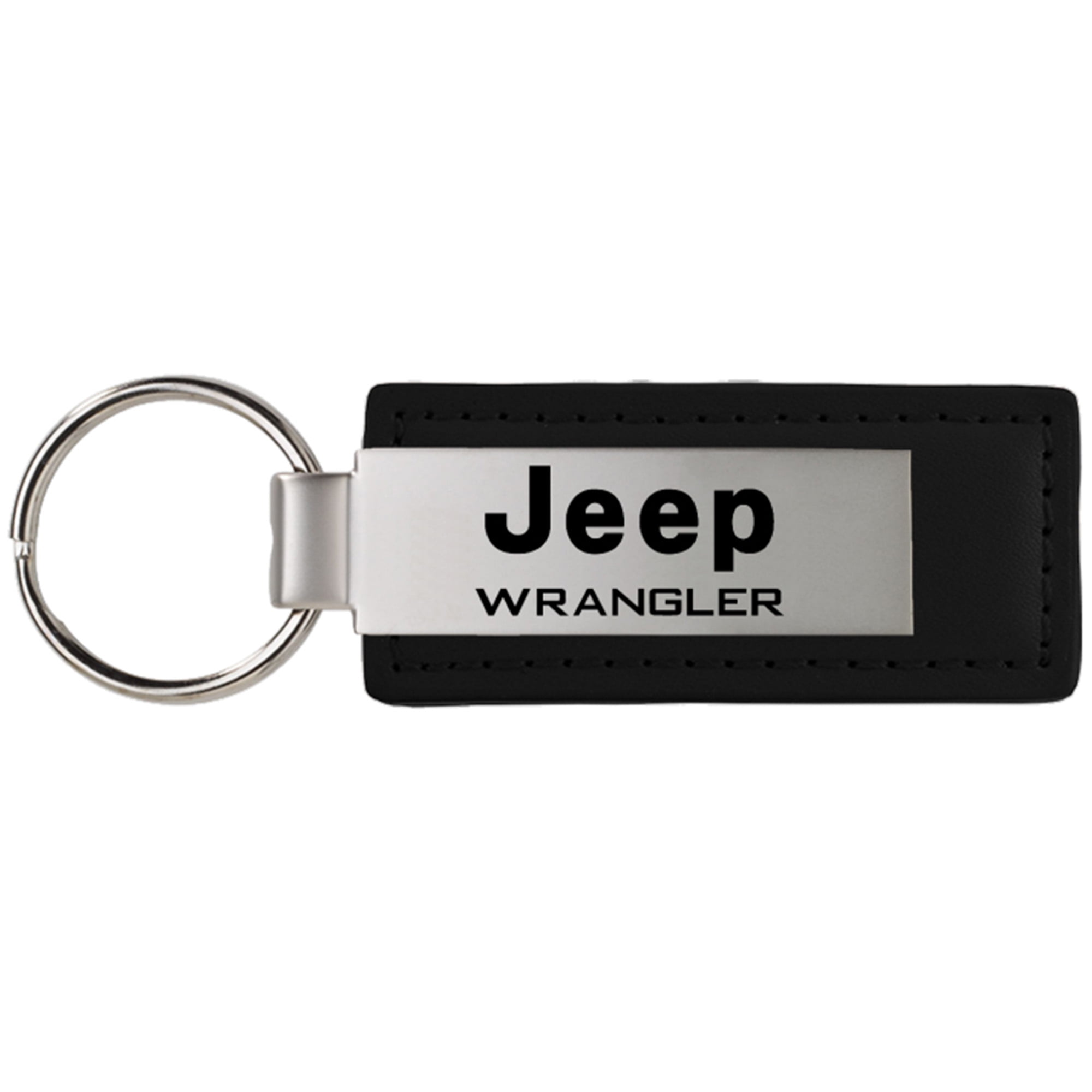 Jeep Wrangler Leather Key Chain (Black) - Walmart.com