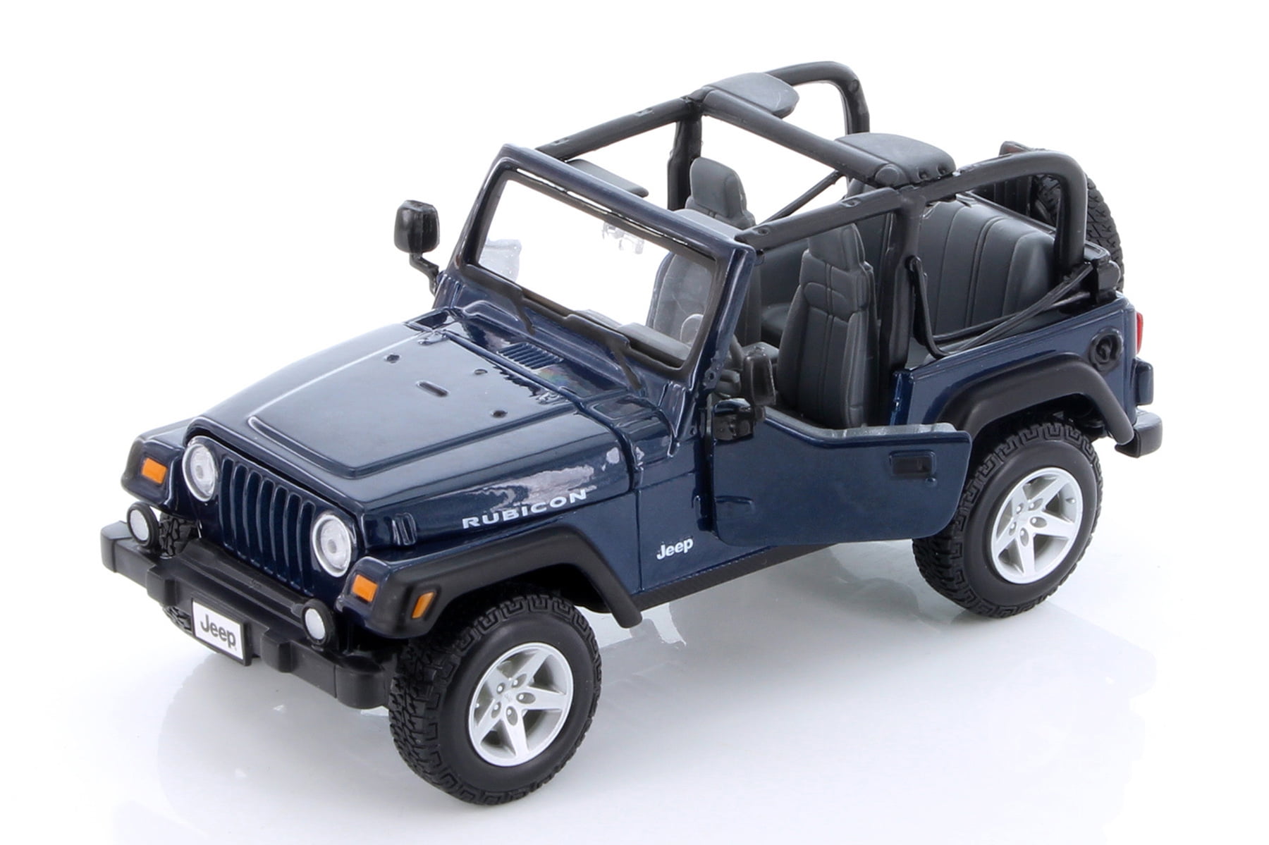 Jeep Wrangler Rubicon Convertible SUV, Blue - Showcasts 38245BU - 1/27 ...