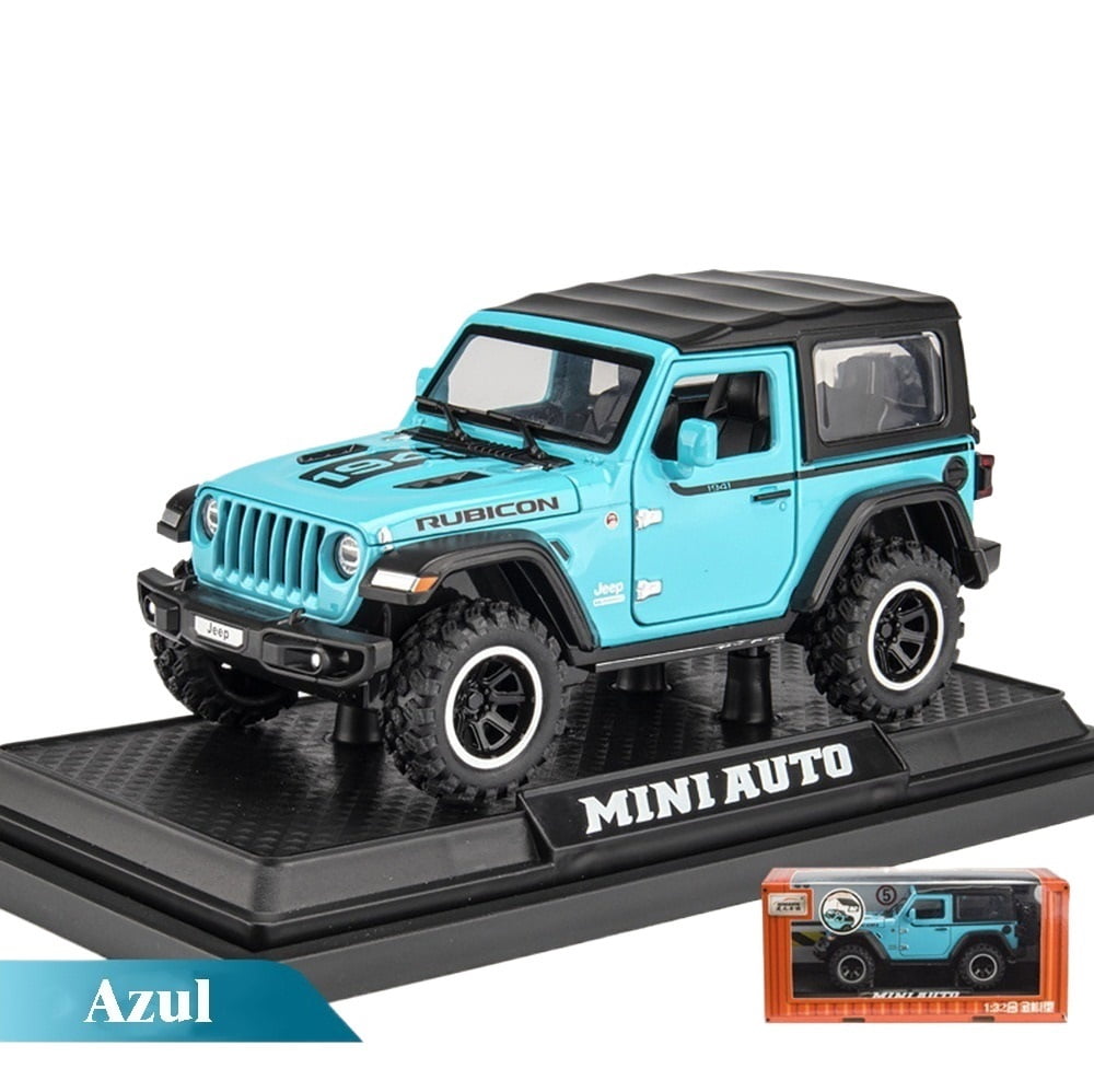 Jeep Wrangler Rubicon Miniature Metal Car with Light and Sound ...