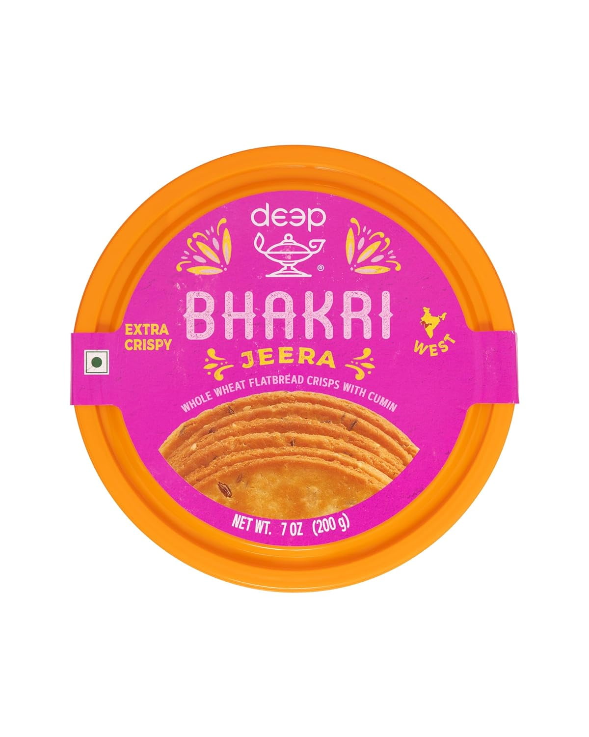 Jeera Bhakri - 7Oz | Ready to Eat | Best Choice for Snack Time, Parties ...