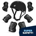 Jeexi Kids Safety Protectors - 6 Pack Knee & Elbow Pads for Roller ...
