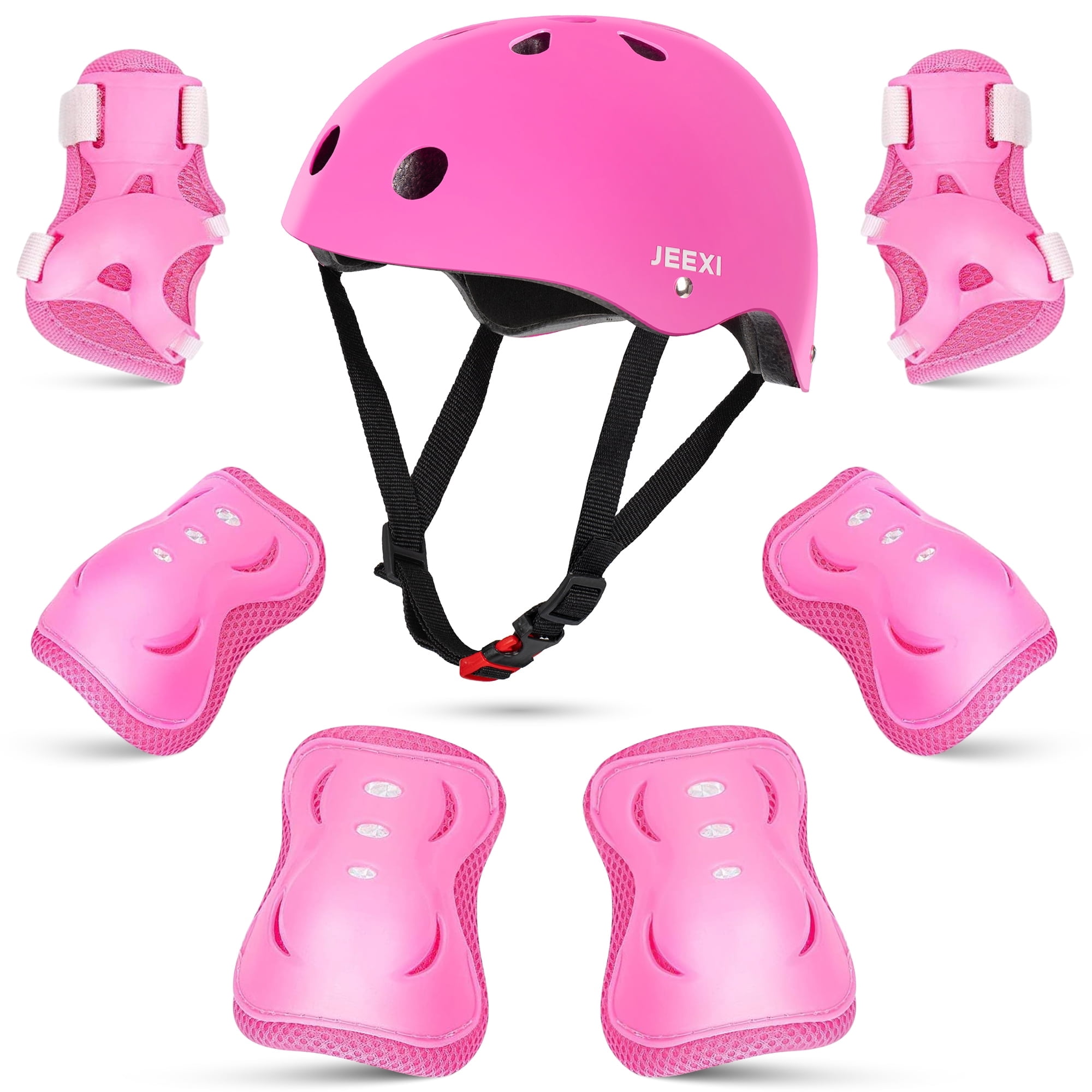 Jeexi 6-Pack Knee & Elbow Pads: Kids' Protective Gear for Roller ...