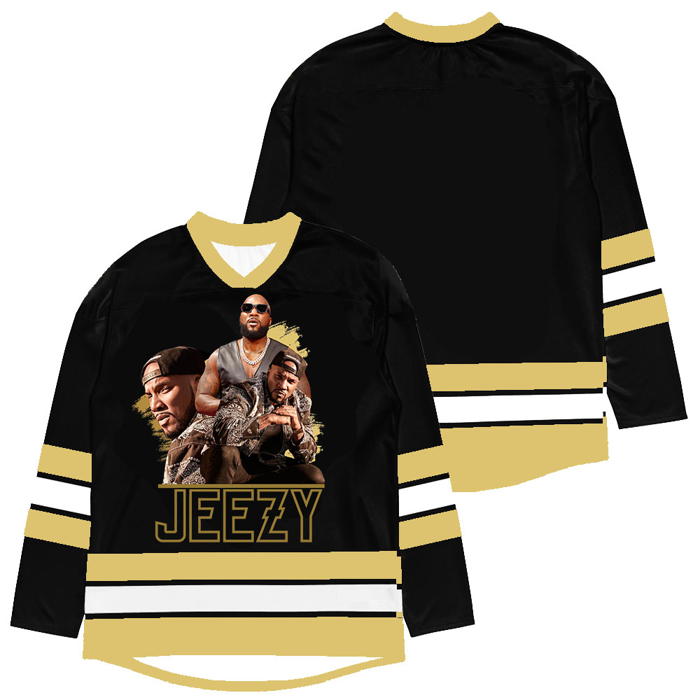 Jeezy Merch 90S Retro Pic Jersey V-Neck Sweatshirts Cosplay Women Men ...
