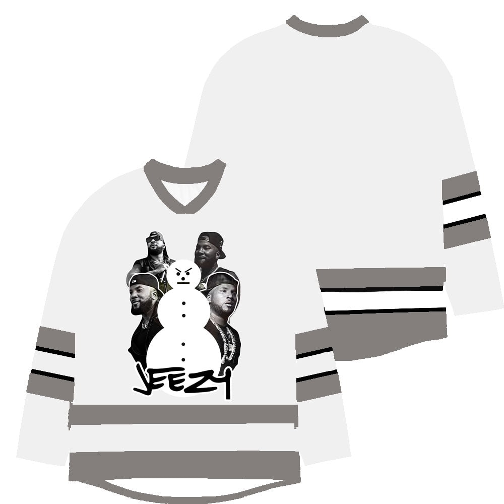 Jeezy Merch Snowman Jersey V-Neck Sweatshirts Cosplay Women Men Fashion ...