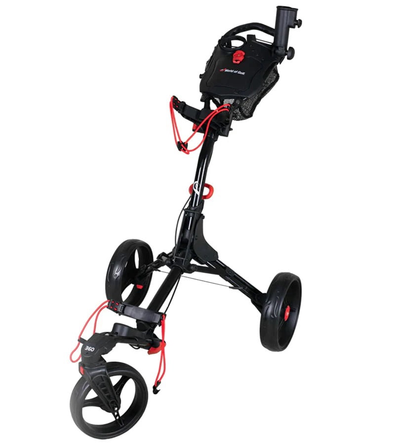 Jef World Of Golf EZ Fold 360 Push Cart Black - Walmart.com