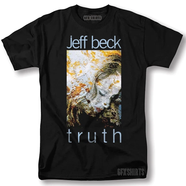 Jeff Beck Shirt Rock Concert Tour Merch Poster Vntg Graphic T-Shirt ...