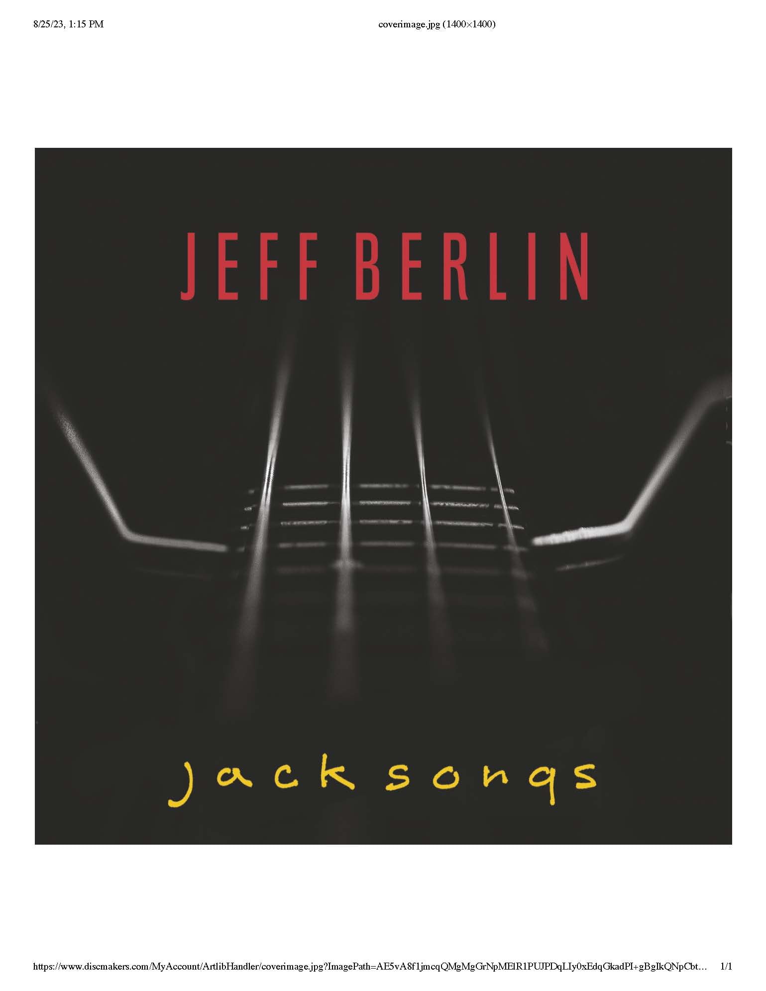 Jeff Berlin_Jack Songs: An All-Star Tribute to Jack Bruce - Walmart.com