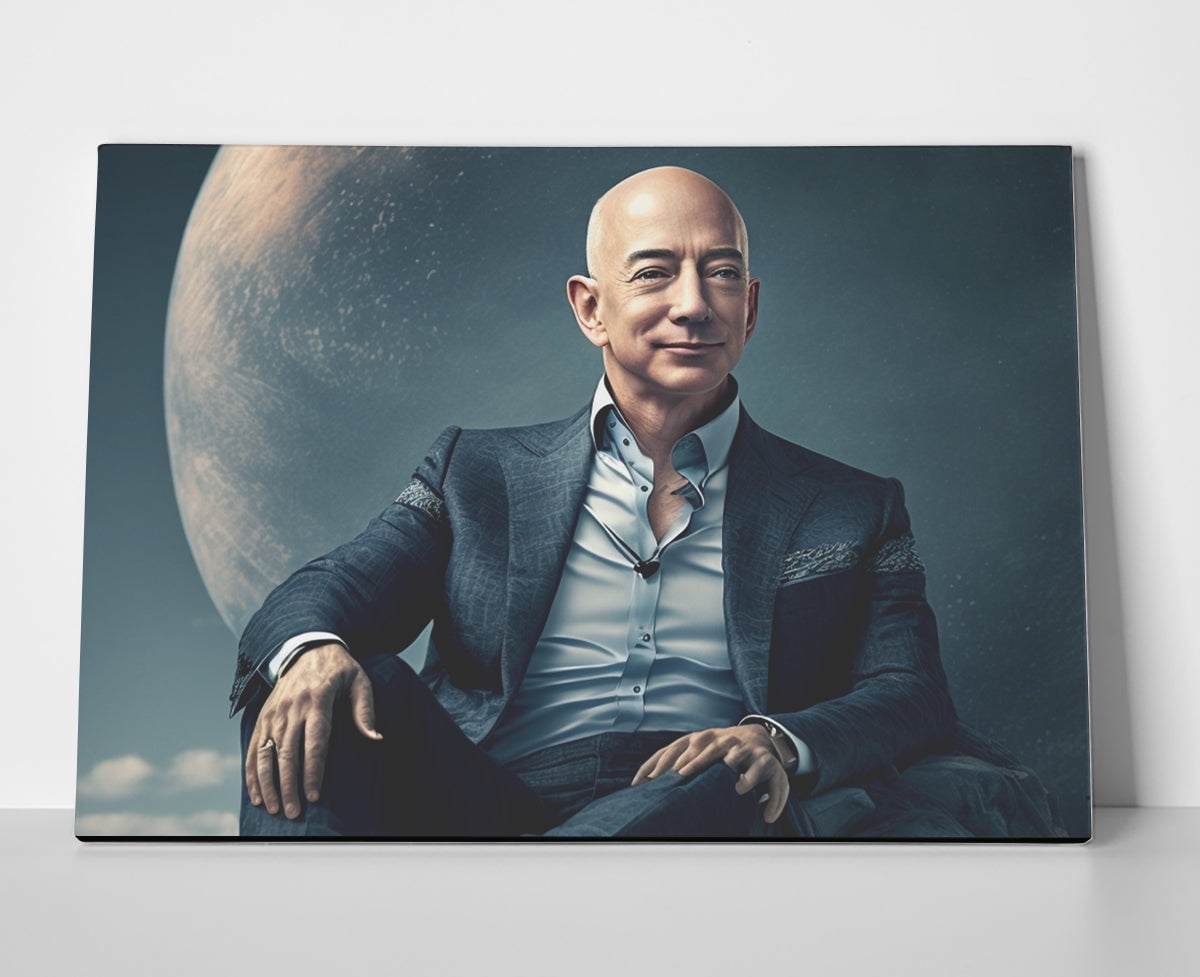 Jeff Bezos Poster or Wrapped Canvas - Walmart.com