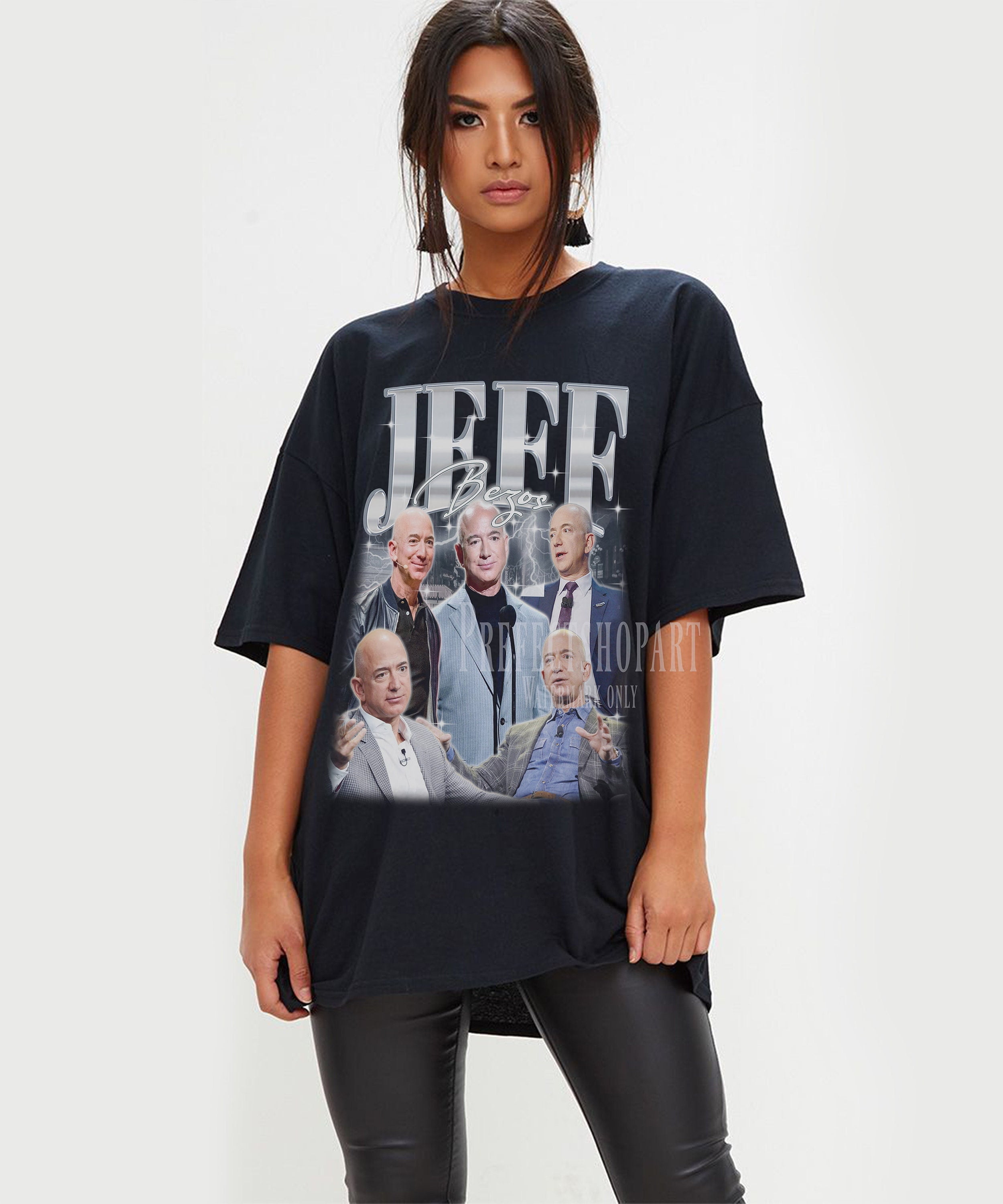 Jeff Bezos Vintage Shirt, Jeff Bezos Homage Fan Tees, Jeff Bezos Homage ...