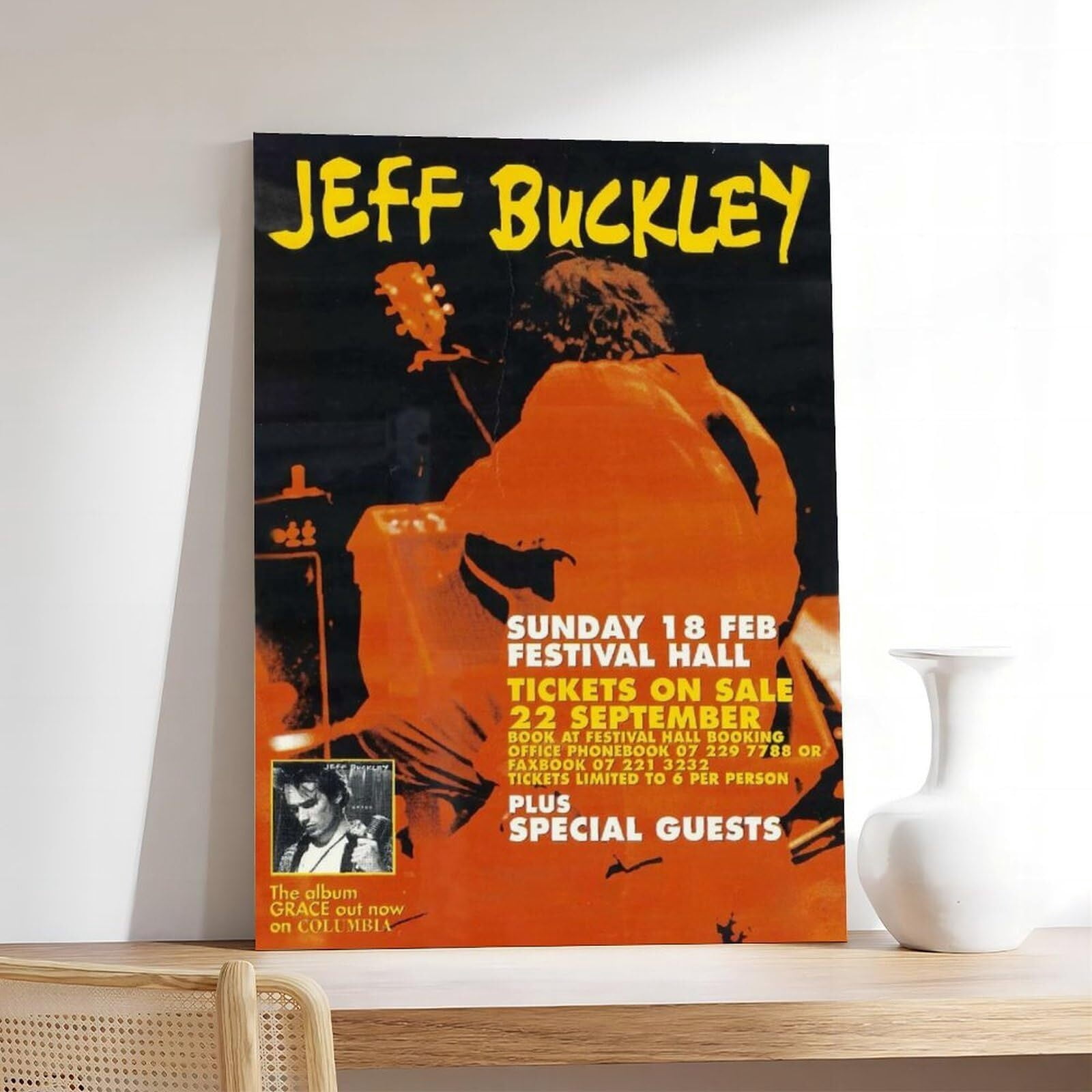 Jeff Buckle Canvas Poster Vintage Canvas Wall Art For Aesthetic poster ...