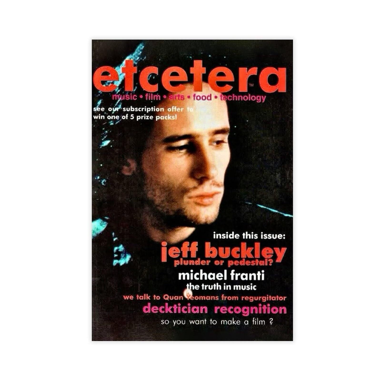 Jeff Buckle Canvas Poster Vintage Canvas Wall Art For Aesthetic poster ...