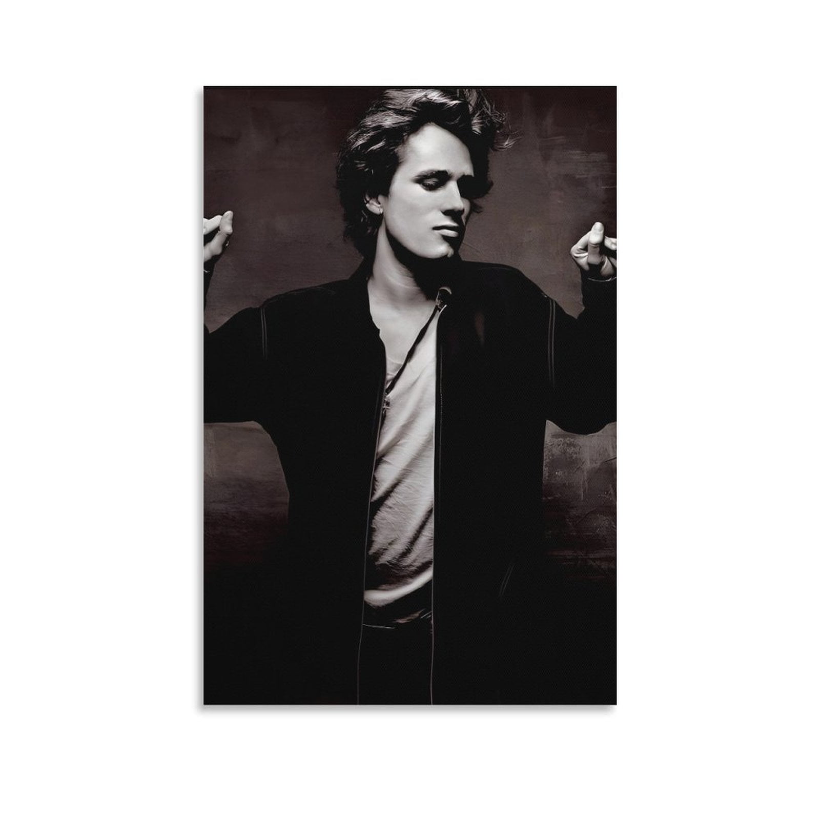 Jeff Buckley Black And White Art Photos Art Singer Posters Canvas Wall ...