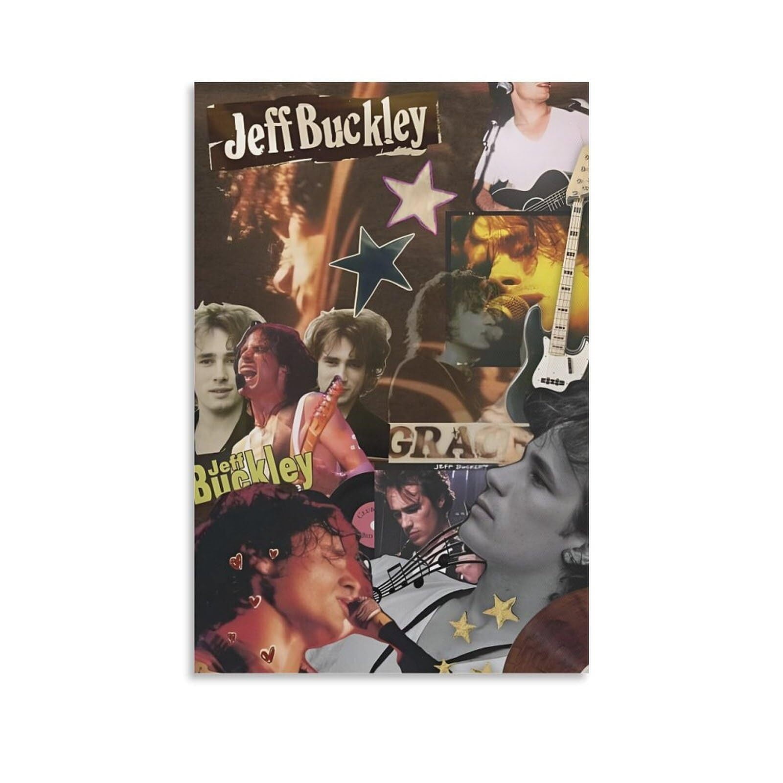 Jeff Buckley Poster Fashion Poster 9 Artworks Picture Print Poster Wall ...