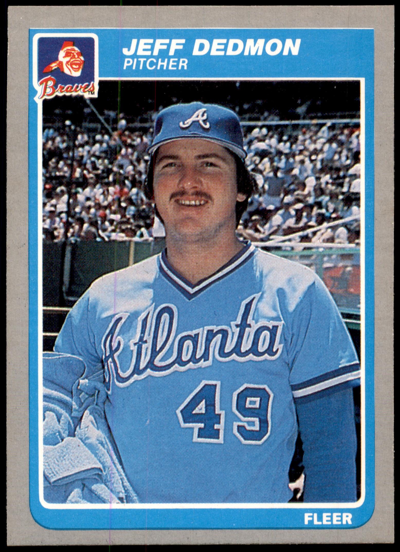 Jeff Dedmon #323 1985 Fleer - Walmart.com