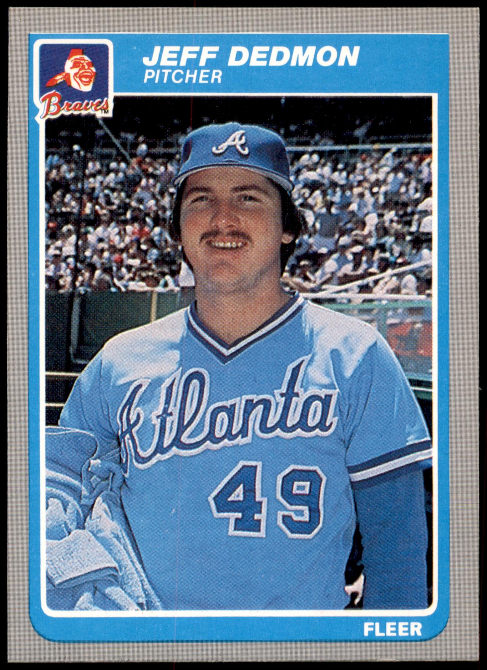 Jeff Dedmon #323 1985 Fleer - Walmart.com