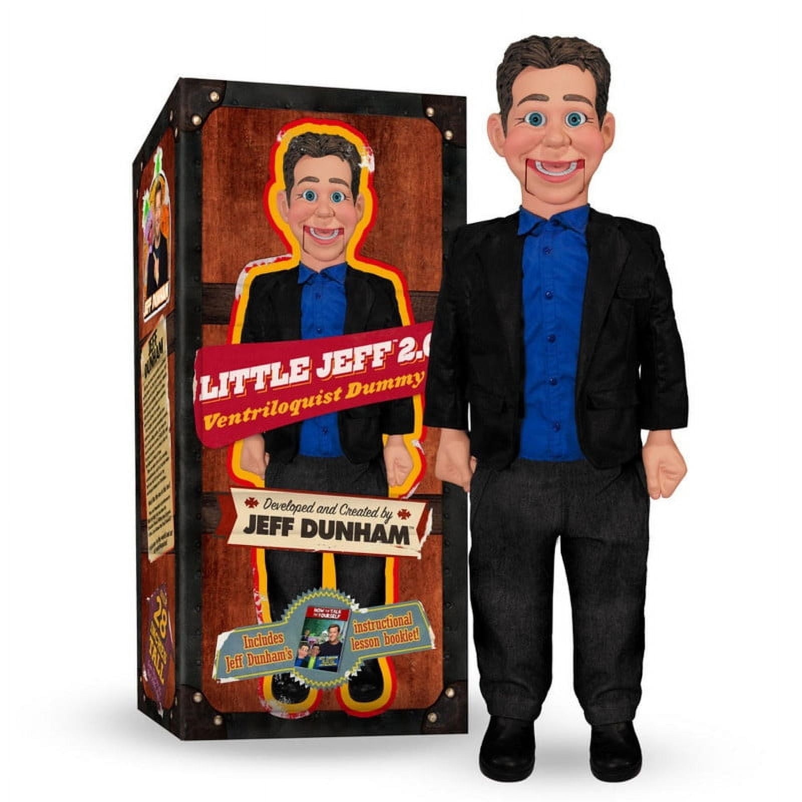Jeff Dunham - 22" Little Jeff 2.0 Ventriloquist Dummy | Perfect Puppet Gift for Performing and ...