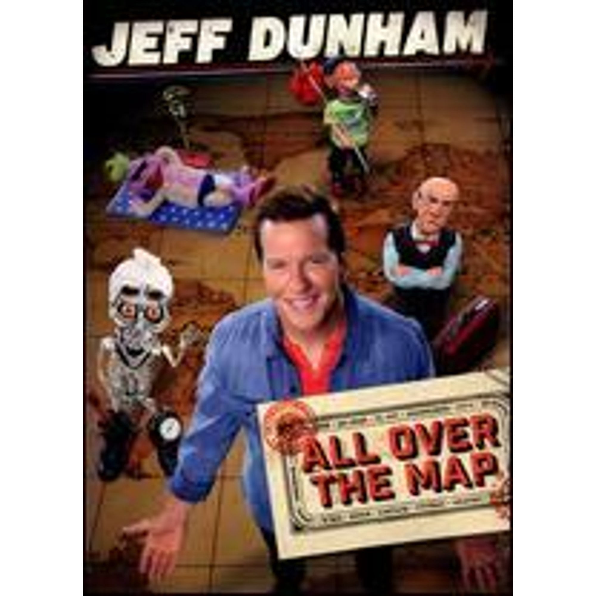 Pre-Owned Jeff Dunham: All Over the Map (DVD 0032429209337) directed by ...