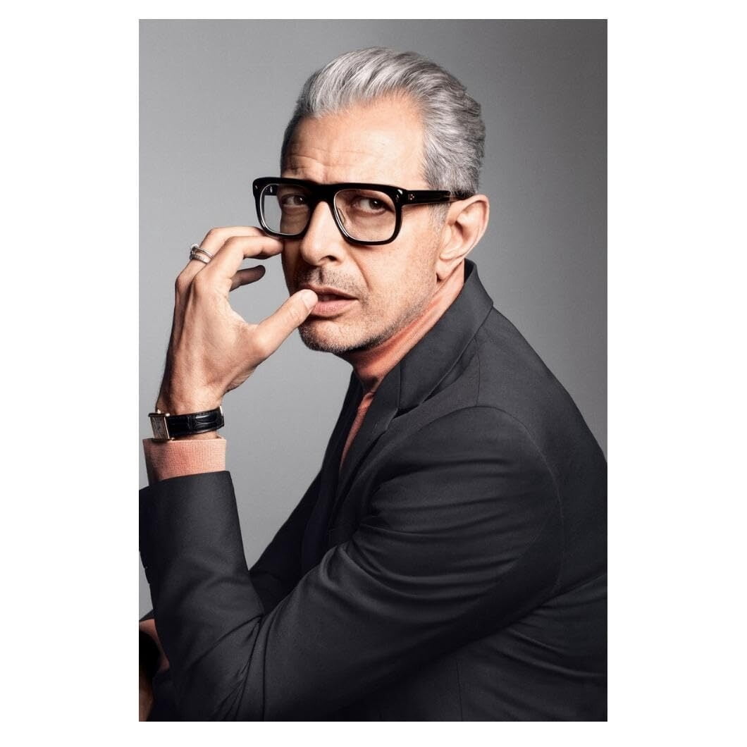 Jeff Goldblum Modern Portrait Poster Stylish Hollywood Actor Recent ...