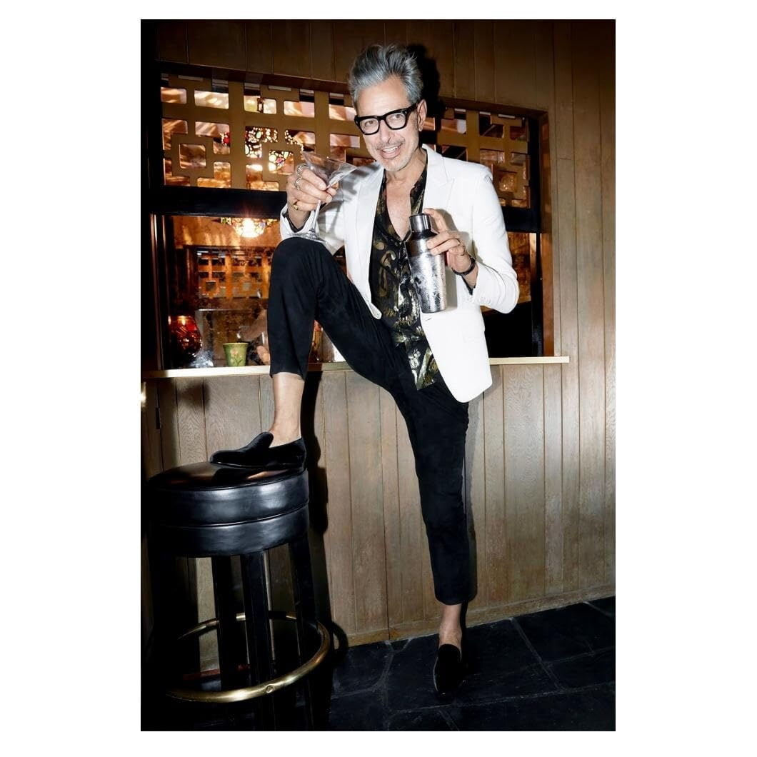 Jeff Goldblum Modern Portrait Poster Stylish Hollywood Actor Recent ...