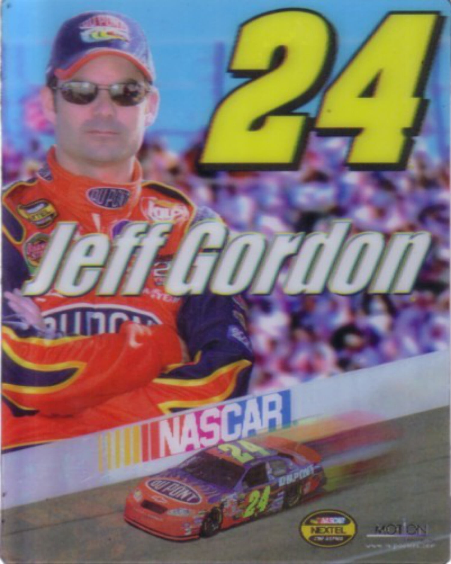 Jeff Gordon (NASCAR) 2004 3D motion 4x5 inch lenticular fridge magnet ...