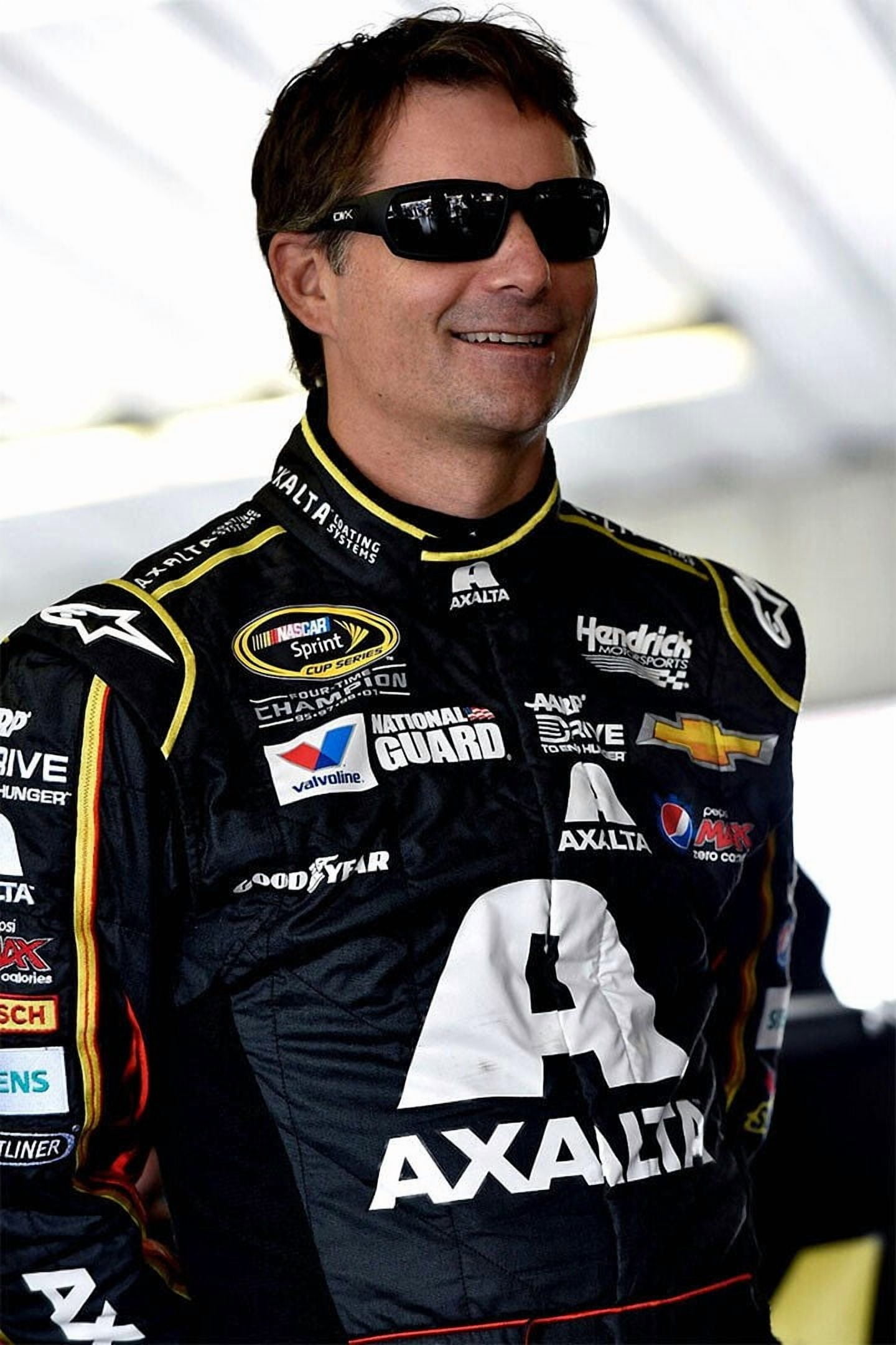 Jeff Gordon Race Car Driver Wall Poster - 24x36 Inch Laminated Poster ...
