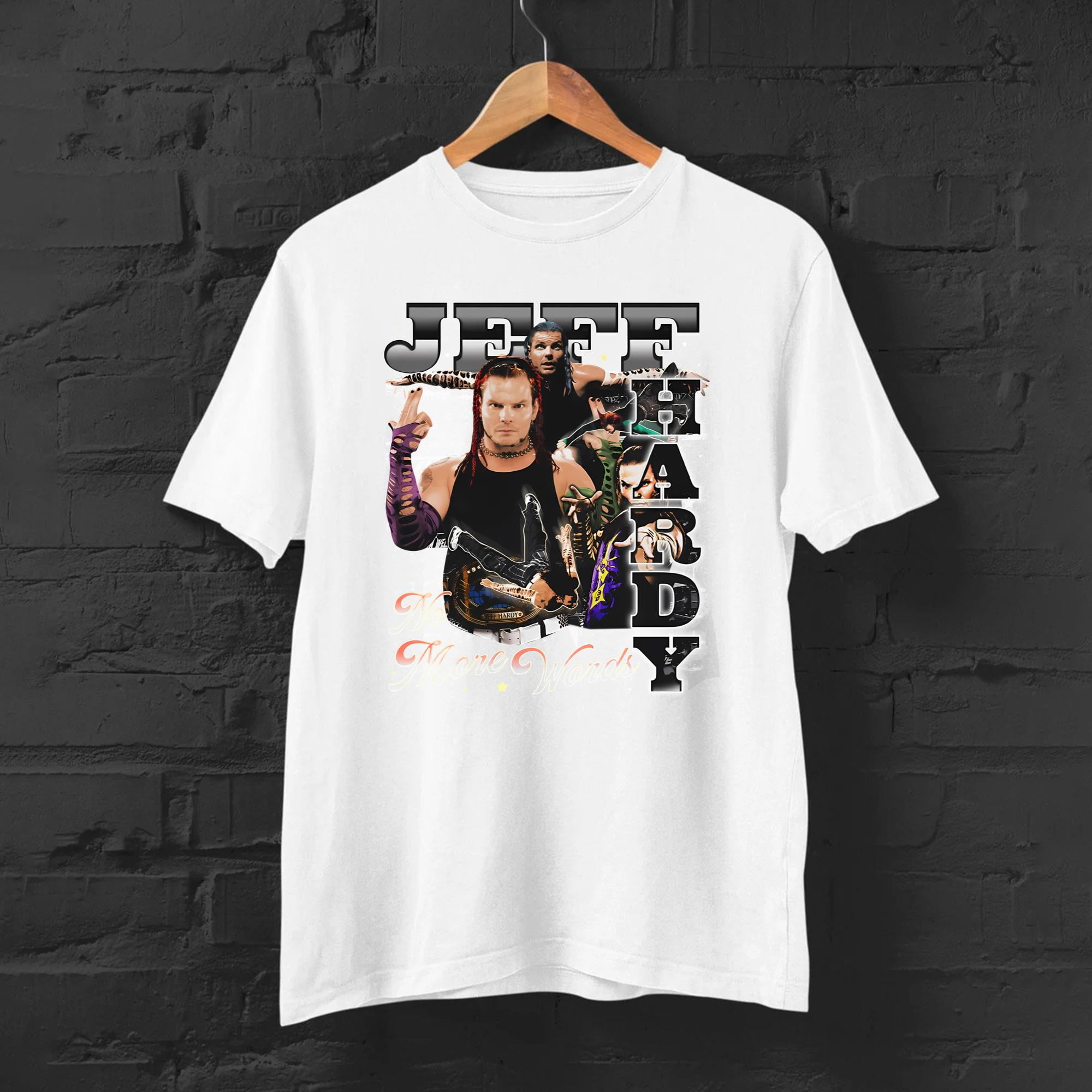 Jeff Hardy t-shirf AEW ECW WCW WWF WRESTLING-TH36752 - Walmart.com