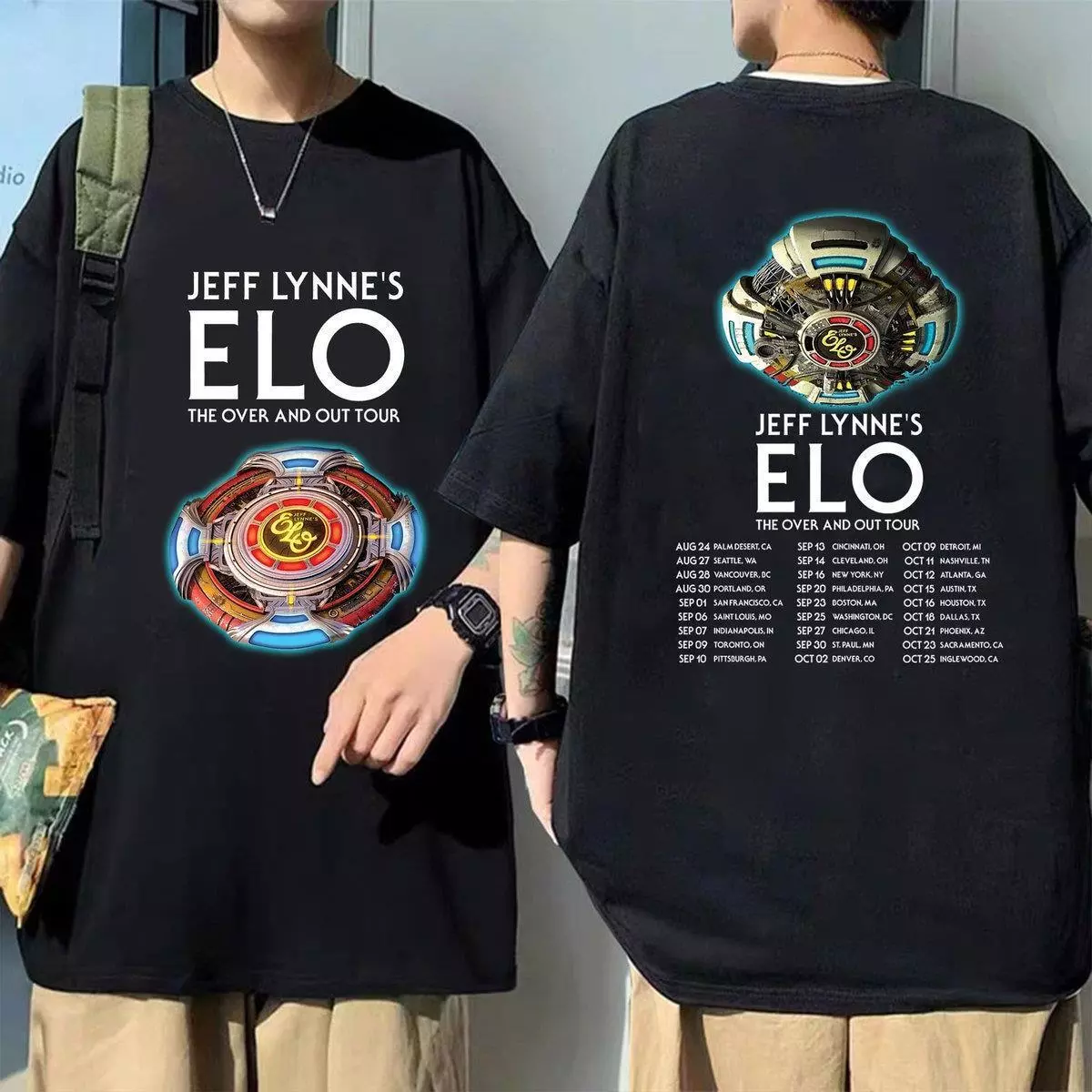 Jeff Lynne S Elo Over And Out Final Tour 2024 Shirt Jeff Lynne S Elo ...