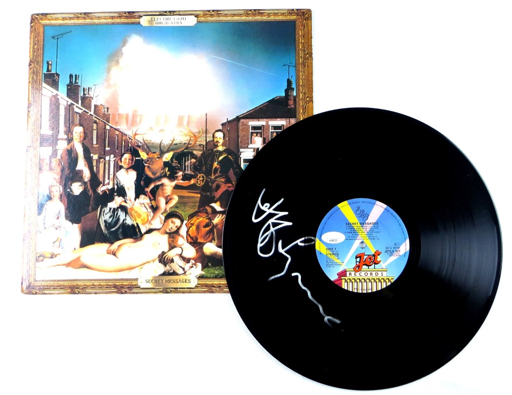 Jeff Lynne Signed Autographed Record Electric Light Orchestra ELO JSA ...