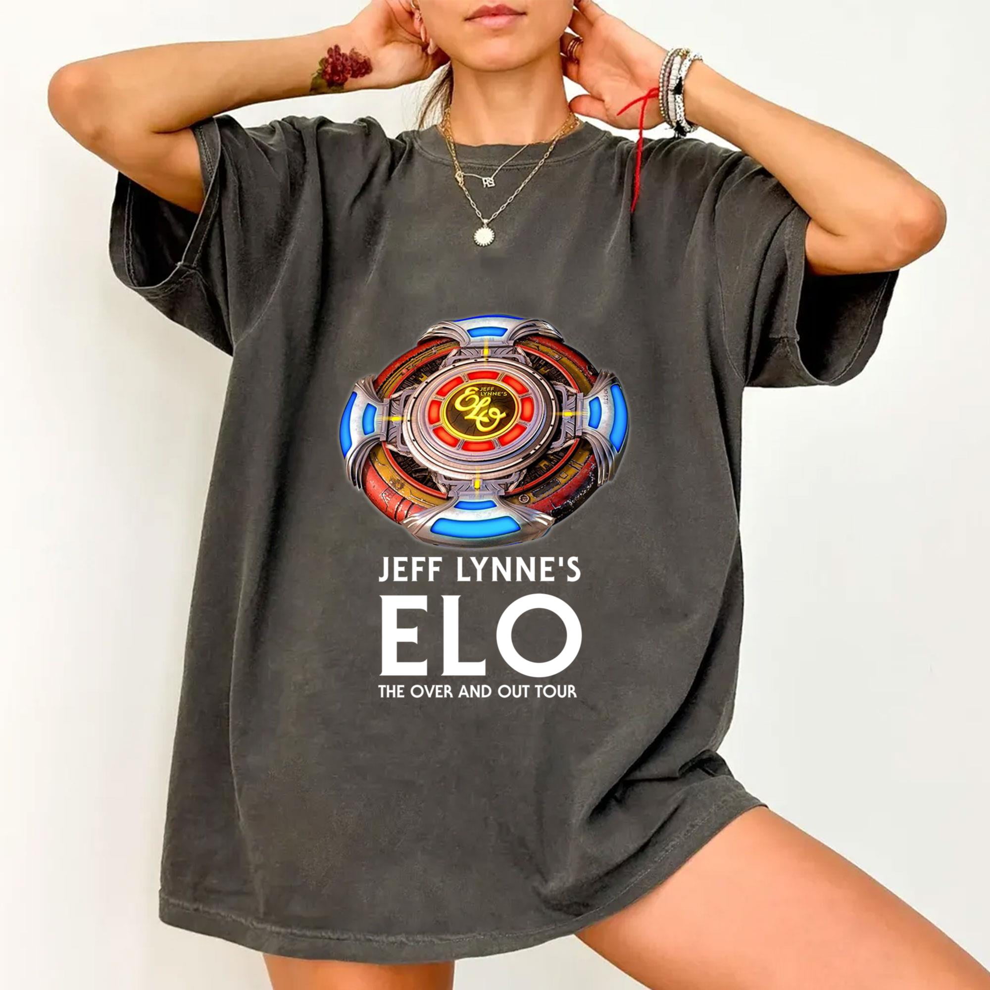 Jeff Lynne's ELO - The Over and Out Tour 2024 Shirt, Jeff Lynne's ELO ...