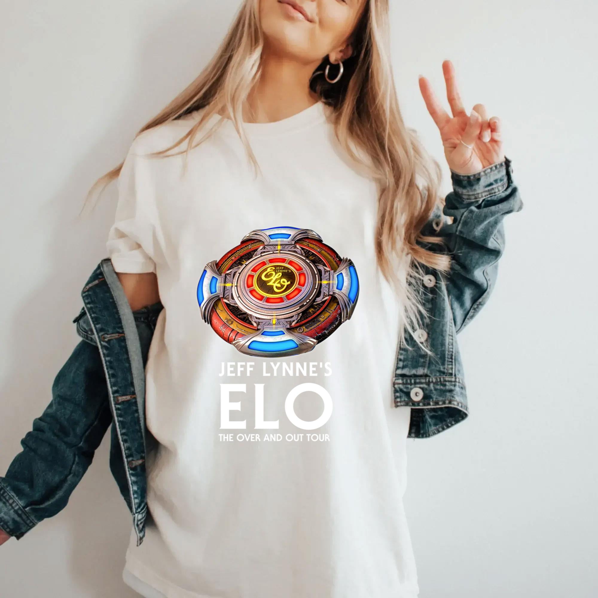 Jeff Lynne's ELO - The Over and Out Tour 2024 Shirt, Jeff Lynne's ELO ...