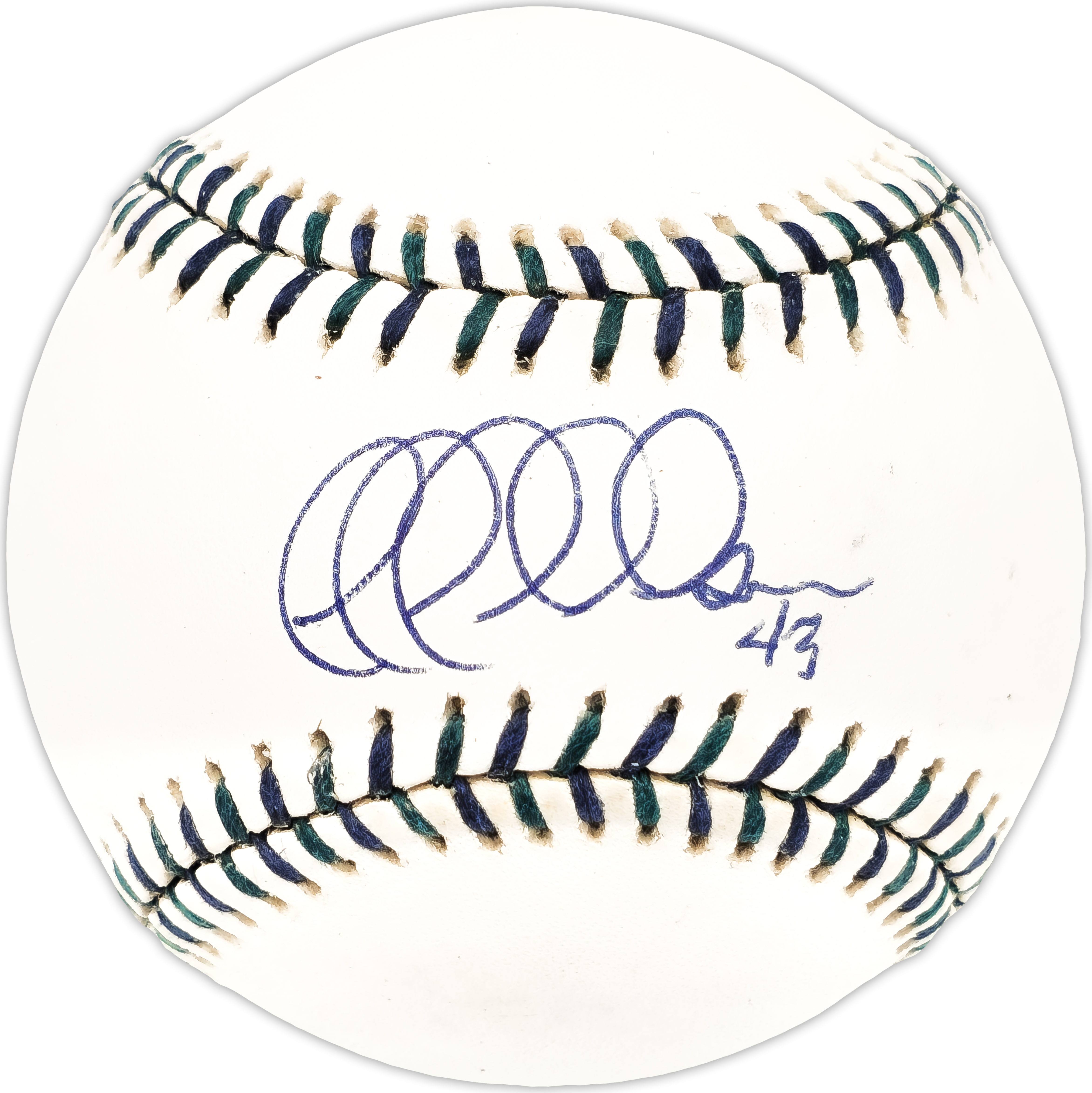 Jeff Nelson Autographed Official 2001 All Star Game Logo MLB Baseball ...