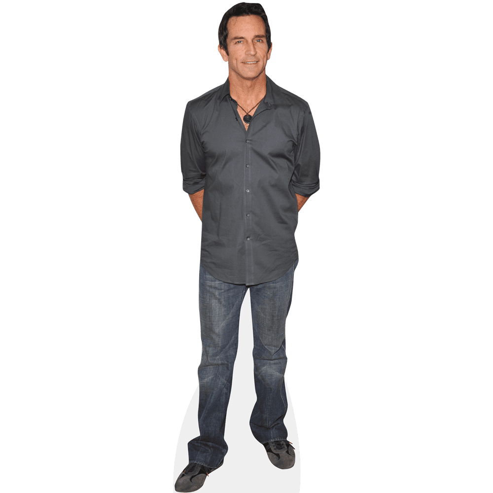 Jeff Probst (Jeans) Lifesize Cardboard Cutout Standee - Walmart.com